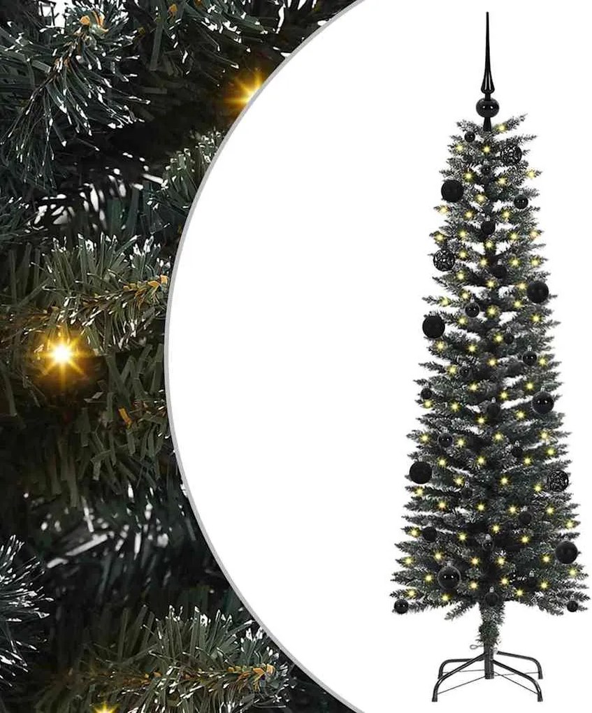 Umělý vánoční stromeček Zelená 150 cm PVC, plast a ocel 3395929