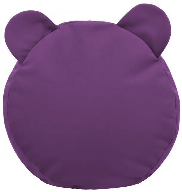 Podnožka TEDDY - fialová plyš
