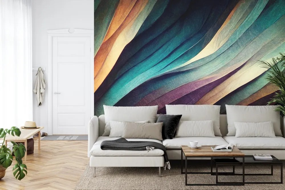 Fototapeta Organic Lines As Abstract Wallpaper Background Design Omyvatelný vlies 368x254
