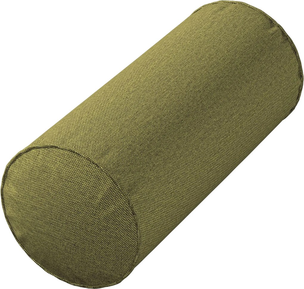 Potah na válec IKEA Ektorp barva zelená látka pletený vzor