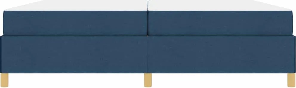 Rám postele Modrá 200 x 200 cm textil 3398968