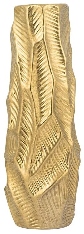 Dekorativní váza zlatá ZAFAR Beliani