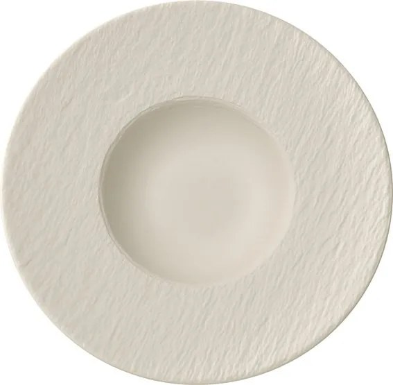 Villeroy & Boch Manufacture Rock Blanc talíř na těstoviny, Ø 29 cm