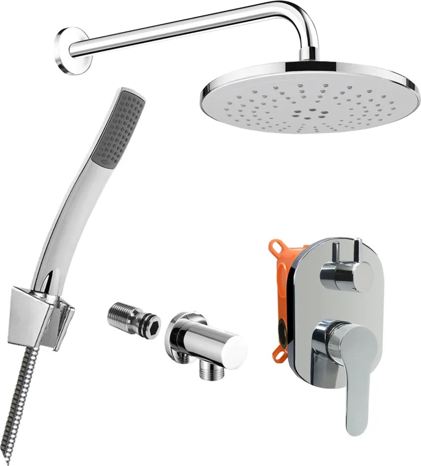 Mereo Mereo, Sprchový set Zuna s dvoucestnou podomítkovou bateríí, CB650SZ1