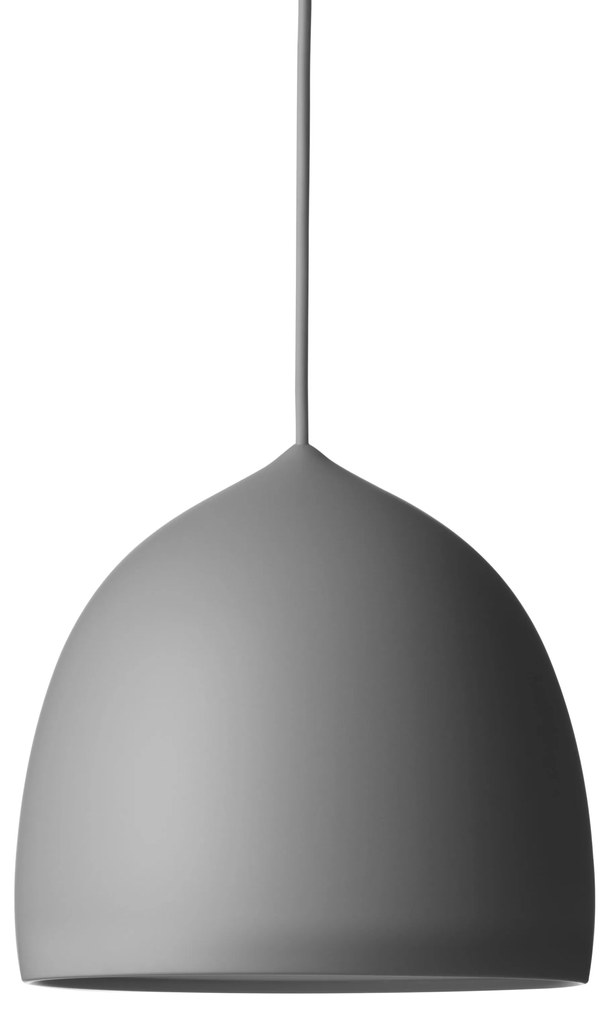 Fritz Hansen 54400612 Suspense P1, závěsné svítidlo z šedého hliníku, 1x60W E27, prům. 24cm