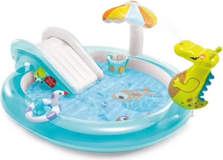 Intex 57165 nafukovací hrací centrum Krokodýl