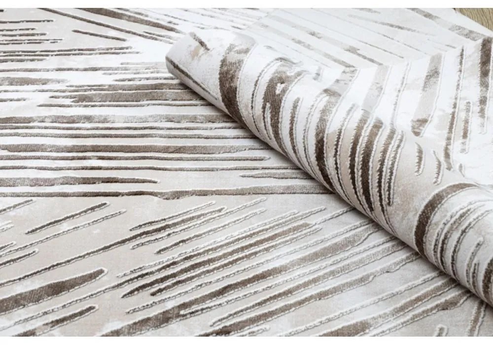 Luxusní kusový koberec akryl Zoe krémový 240x340cm