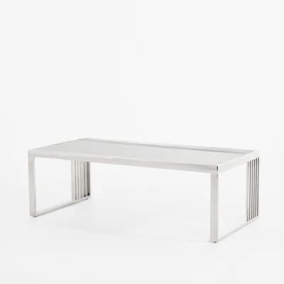 Konferenční stolek glamour s mramorovým vzorem EKRASO