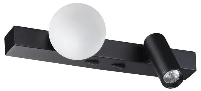 Ideal Lux - LED Nástěnné svítidlo PING PONG 2xLED/3W/230V CRI 90 černá