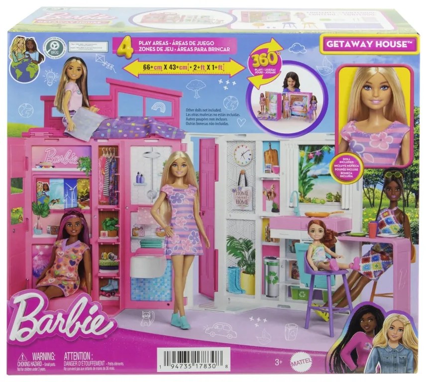 Barbie Domek s panenkou HRJ77
