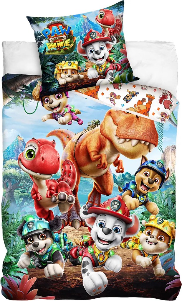 Dětské povlečení Tlapková Patrola The Dino Movie