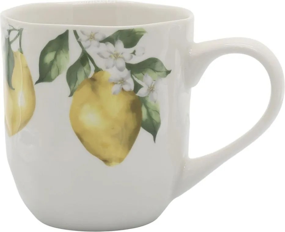 Porcelánový hrnek s citróny Maison Limone Blossom - 9*9,5 cm / 390ml