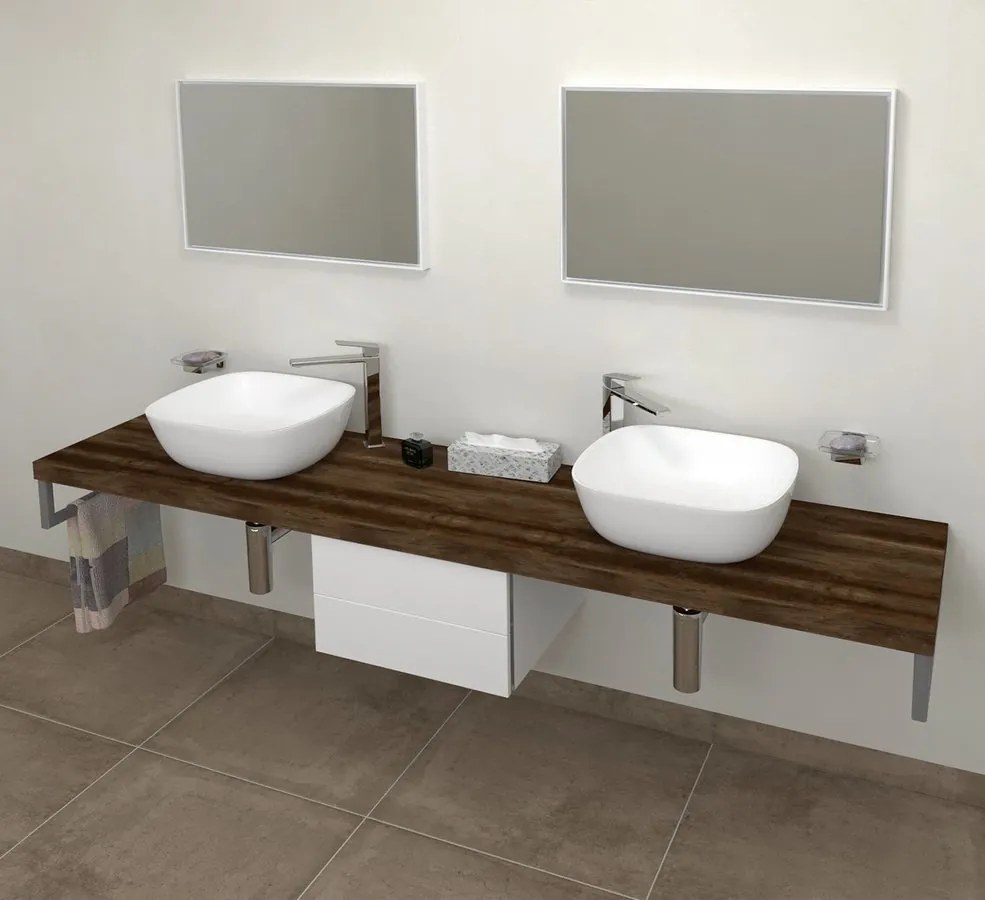 Sapho AVICE 240 x 50 cm deska dub tmavý