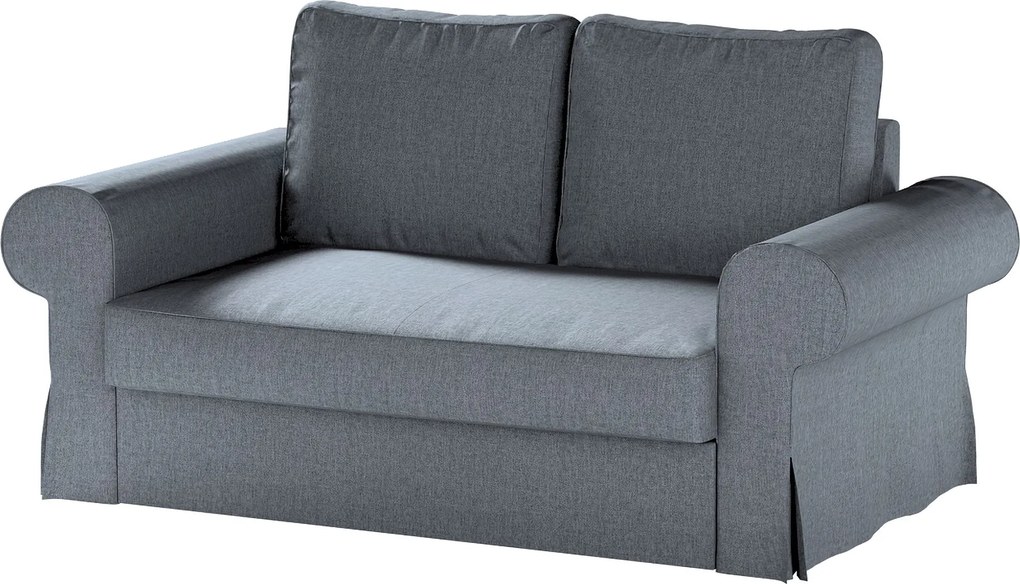 Potah na pohovku IKEA Backabro 2-místná, rozkládací barva šedá látka pletený vzor