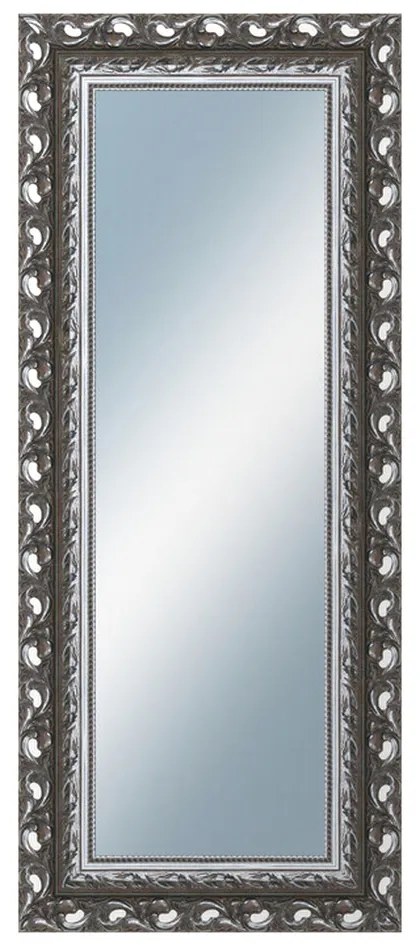 DANTIK - Zarámované zrcadlo - rozměr s rámem cca 50x120 cm z lišty ROKOKO grafitová (2884)