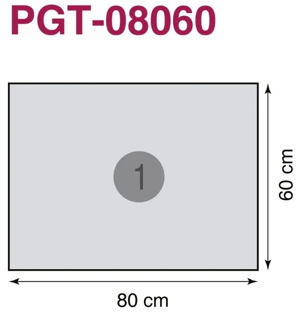 DIMEX | Plexisklo za kuchyňskou linku PGT-08060-066 | 80 x 60 cm | Achát