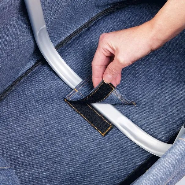 TESCOMA Nákupní košík skládací SHOP! denim style