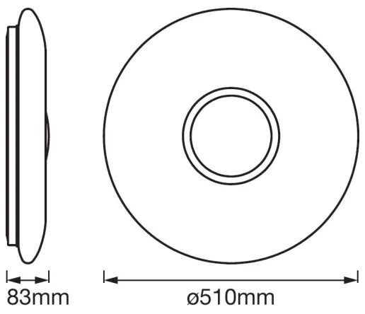 Ledvance - LED Stmívatelné stropní svítidlo SMART+ KITE LED/32W/230V Wi-Fi