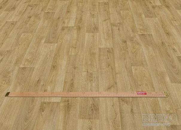 Breno PVC TRENDTEX Tavel 557 – hnědé dřevo, šíře 300 cm