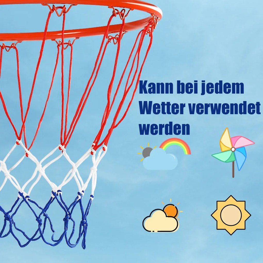 Costway Nástěnný basketbalový koš Profesionální