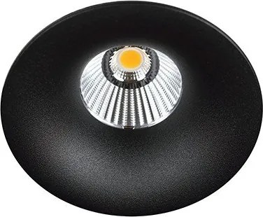 KHL K50153.01.RF.BK-BK.38.ST.9.40 LUXO IP65 zapuštené svítidlo texturovaná černá 12W 4000K kruh - KOHL-Lighting (starý kód: KHL K50153.BK.4K)