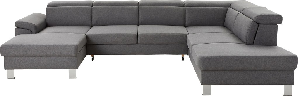 XXXLutz SEDACÍ SOUPRAVA, textil, šedá Xora - Sedací soupravy - 002991002306