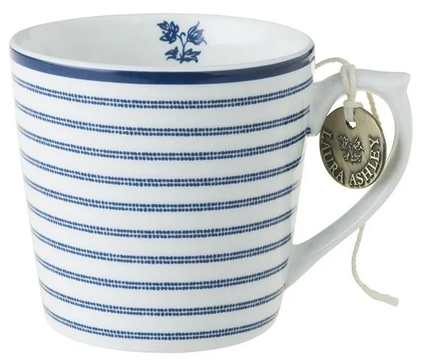 Porcelánový hrnek Candy Stripe blue 220ml, Laura Ashley UK