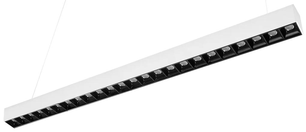 Indeluz 809A-L3844B-01 závěsné LED svítidlo Sigma XL, bílé, 44W, 2700K, 111,7cm