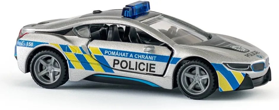 Kovový model siku super česká verze - policie bmw i8 lci