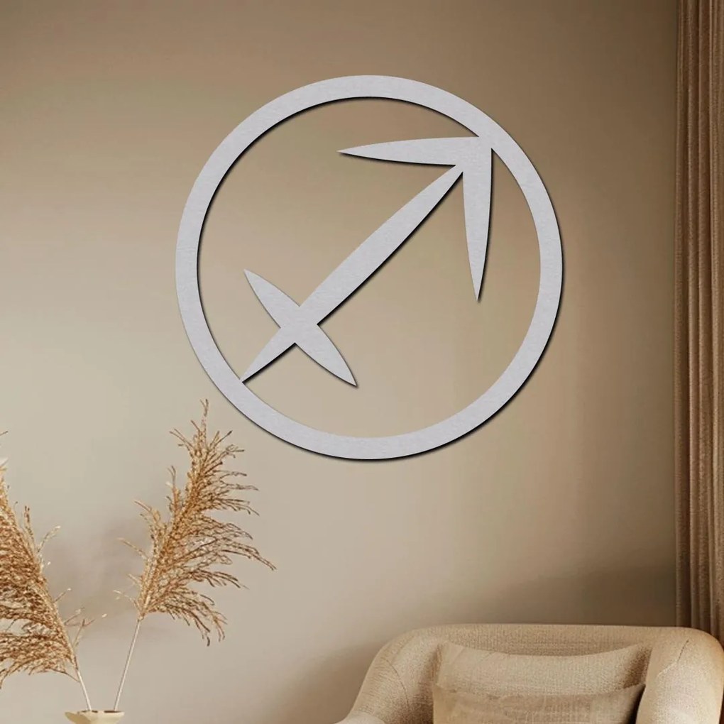dřevo života Dřevěný obraz znamení zvěrokruhu Střelec Zvolte rozměr (cm): 40x40, Zvolte barvu dekoru: Buk