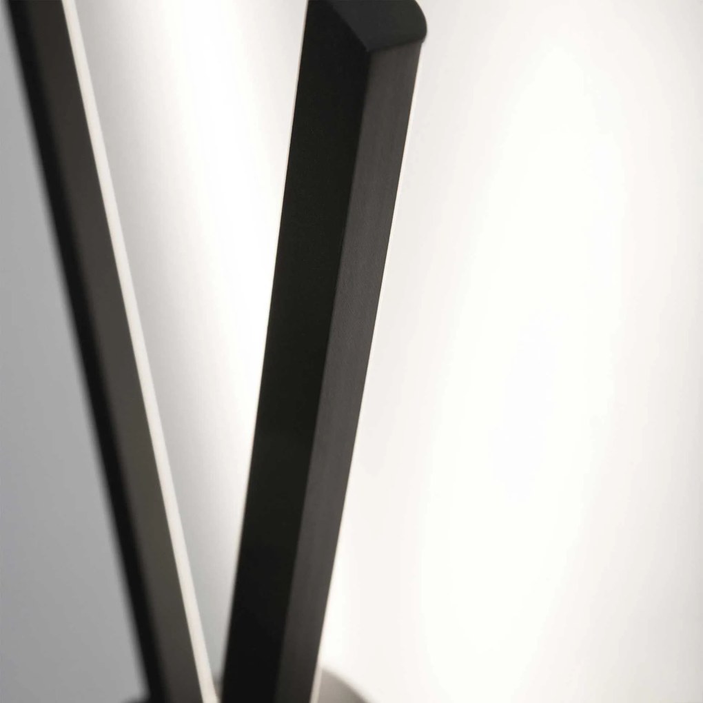 Toolight Toolight, LED nástěnné svítidlo, neutrální světlo 4000K, 11W, APP1604-W, černá matná, OSW-05479