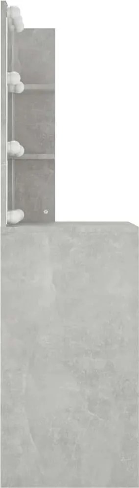 vidaXL Toaletní stolek s LED 60 x 40 x 140 cm [808832] Barva: dub artisan
