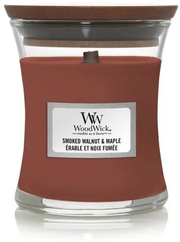 Vonná svíčka WoodWick - Smoked Walnut &amp; Maple 85g/20 - 30 hod