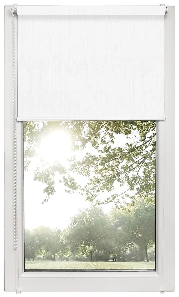 Roleta na okno - Polyester 800 Barva ovládání: Bílá, šířka: 125, výška: 150