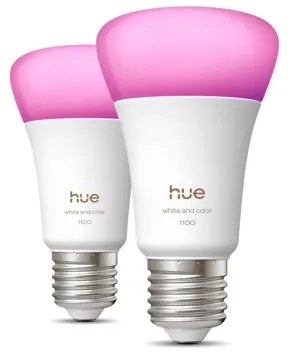 SADA 2x LED Stmívatelná žárovka Philips Hue WACA E27/8,1W/230V 1000-20000K