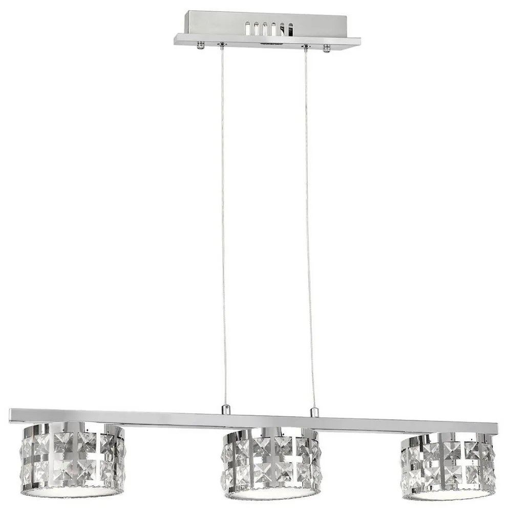 Milagro LED Křišťálový lustr na lanku ALEX 3xLED/15W/230V MI0883