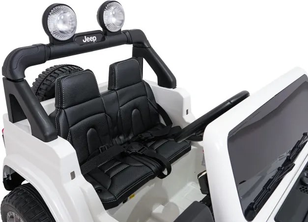 Elektrické autíčko Jeep Wrangler Rubicon LIFT bílé