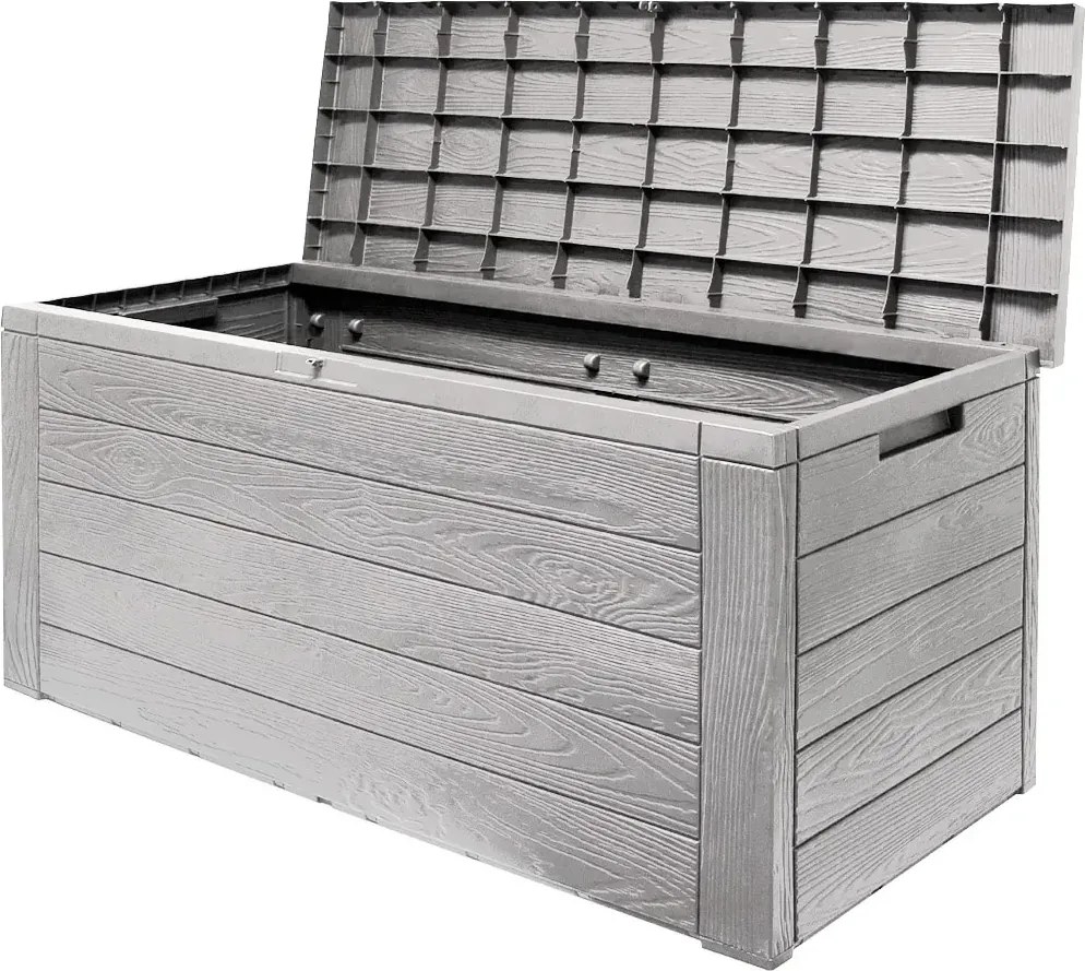 Zahradní úložný box Mosley 280 L šedý