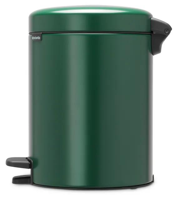 Brabantia NEWICON Pedálový odpadkový koš 5 l - tmavě zelená