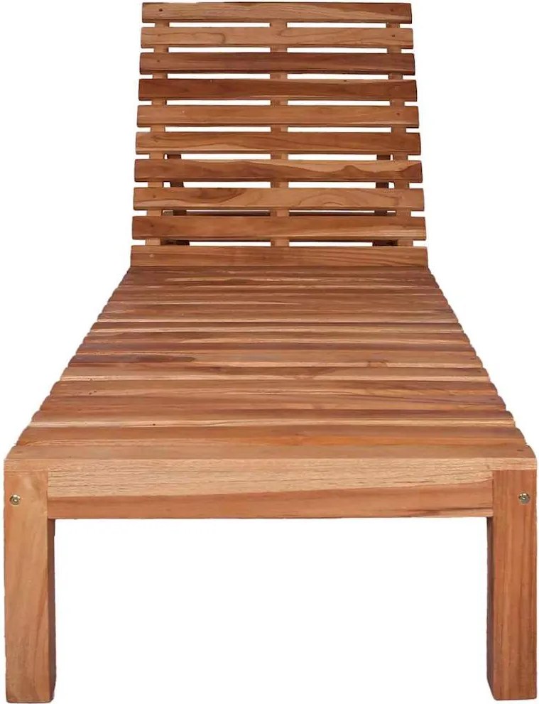 Zahradní lehátko masivní teak 316171