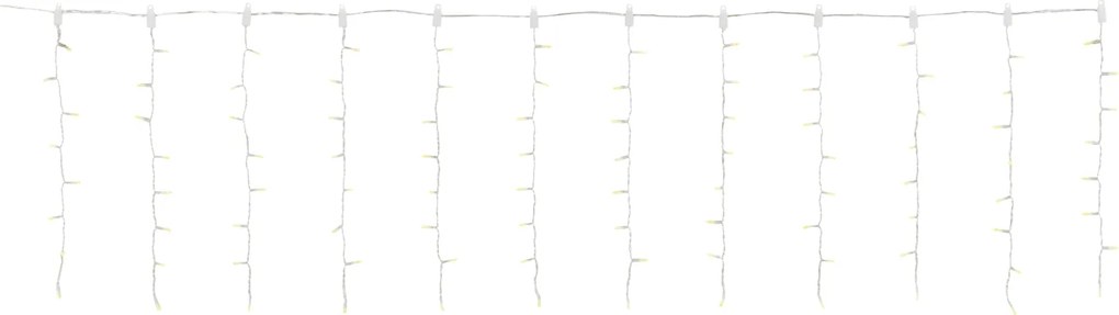 Livarno® Světelný LED závěs / světelná LED síť (světelný závěs - teplá bílá)