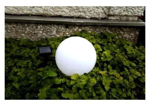 Venkovní solární LED svítidlo Star Trading Globus, ⌀ 20 cm