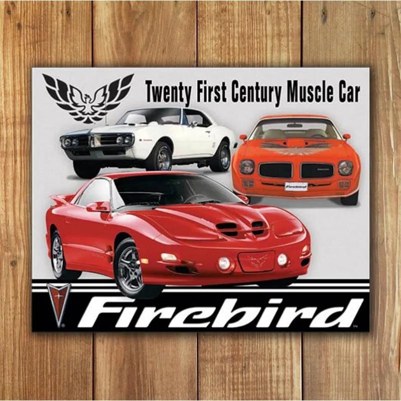 Plechová cedule Pontiac Firebird Tribute 40 cm x 32 cm