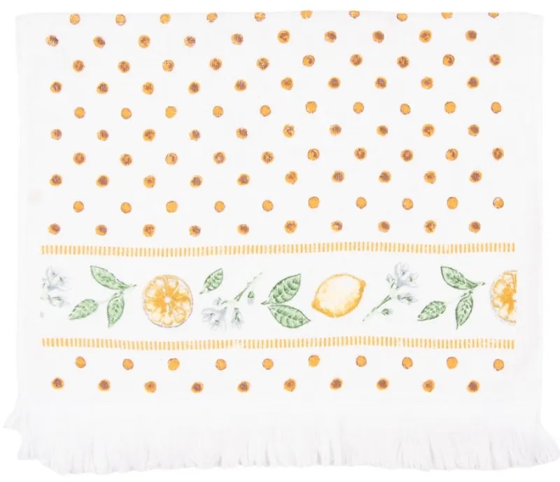 Kuchyňský froté ručník s citróny Lemons &amp;amp; Leafs – 40x66 cm