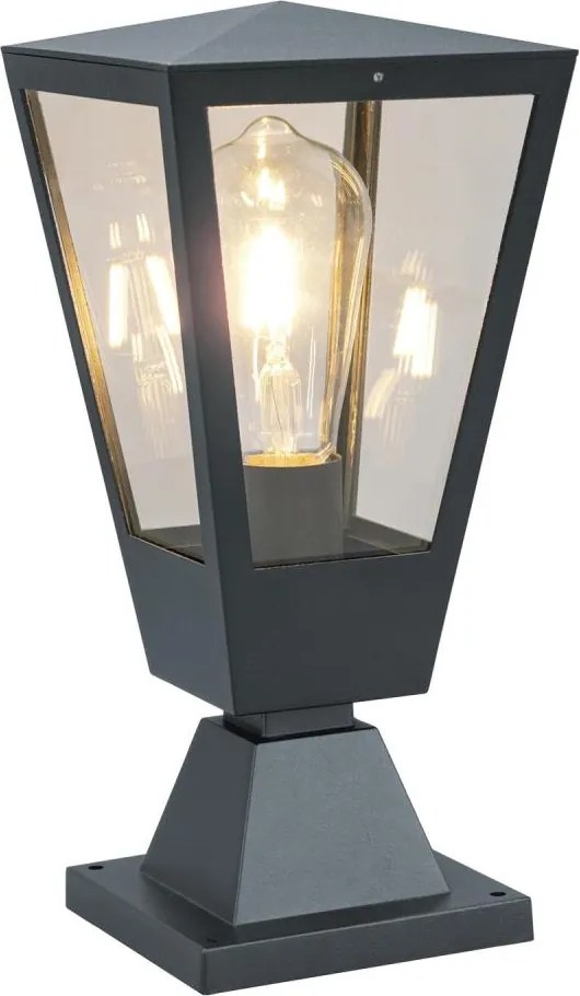 Brilliant - Venkovní lampa WESTDLIFF 1xE27/20W/230V 30,7 cm IP44 antracit