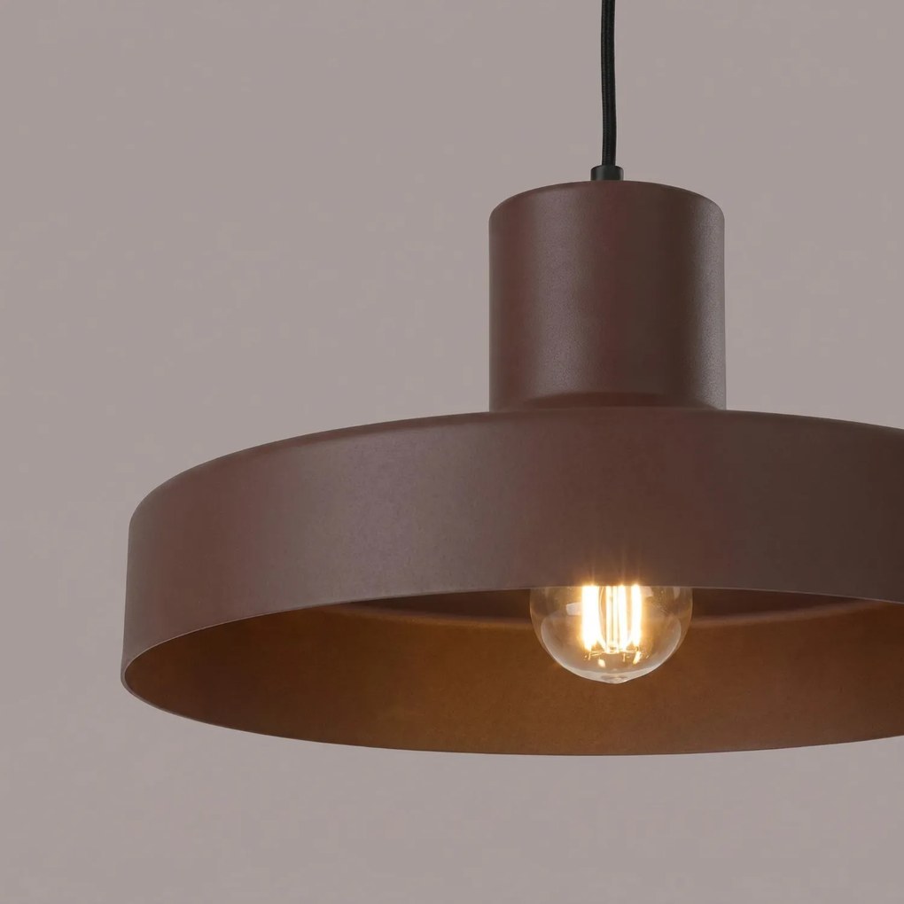 Sollux Lighting Závěsné svítidlo BILO hnědé