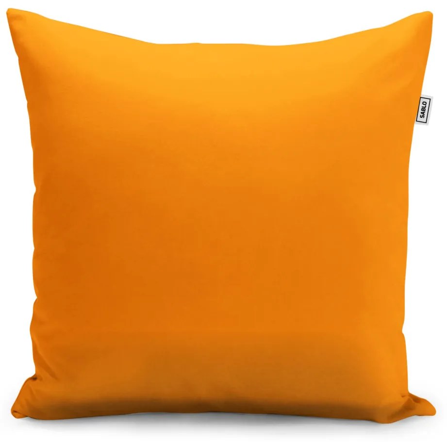 Polštář SABLIO - Oranžová 60x60 cm
