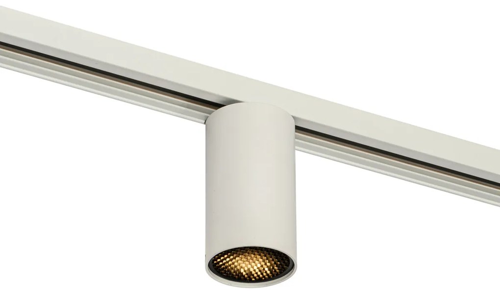 Moderní bodové světlo bílé pro jednofázový kolejnicový systém GU10 50mm - Iconic Ruby Honey