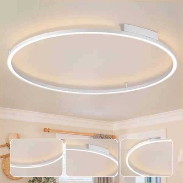 Brilagi - LED Stmívatelné svítidlo PORTOFINO LED/85W/230V pr. 120 cm stříbrná+DO