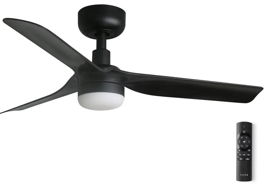 FARO Barcelona FARO 33822-1TW - LED Stmív. ventilátor MINI PUNT S LED/10W 2700/4000/6000K + DO 33822-1TW